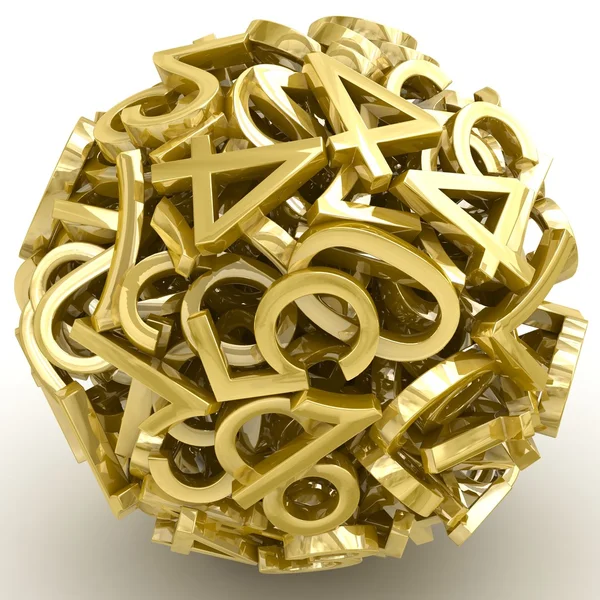 Numbers exploded Stock Photo by ©megastorm 45254447