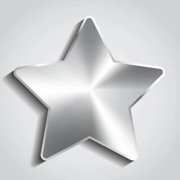 Silver star sticker Vector Art Stock Images | Depositphotos