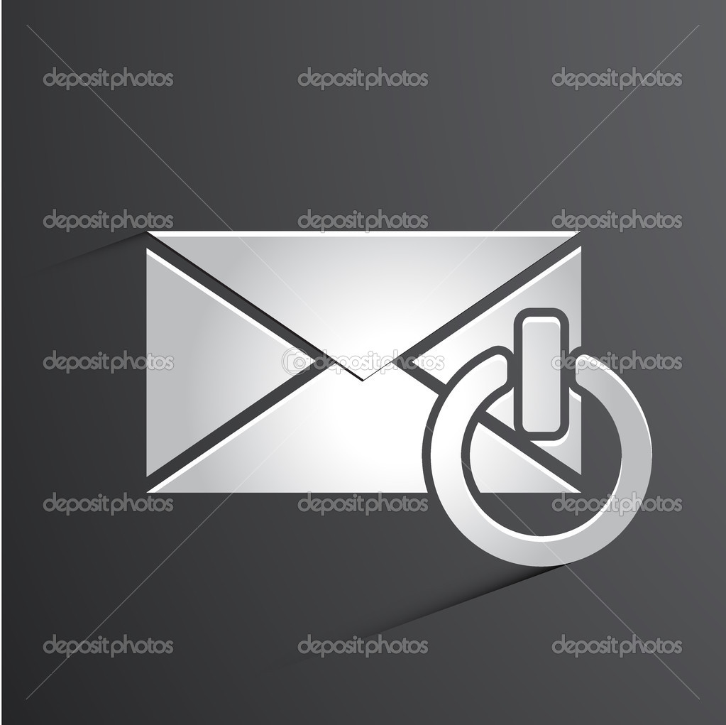 Vector mail icon background Stock Vector by ©megastorm 46777411