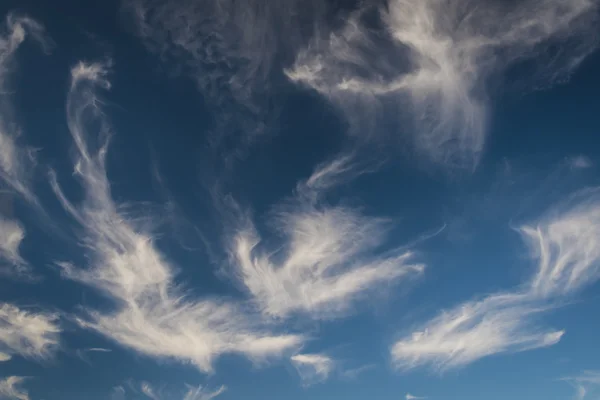 High Cirrus clouds in blue sky - Stock Image - Everypixel