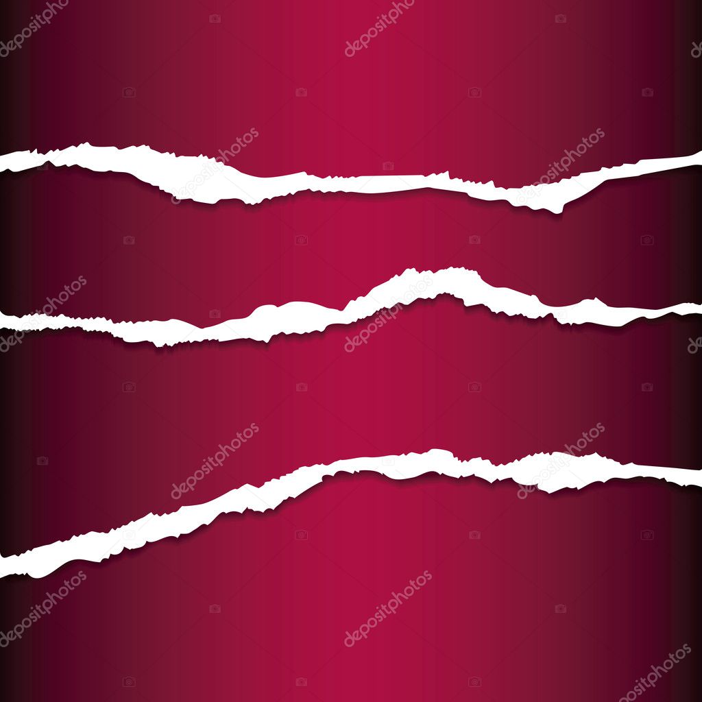 Red tear paper Stock Vector Image by ©Lutya #13311733