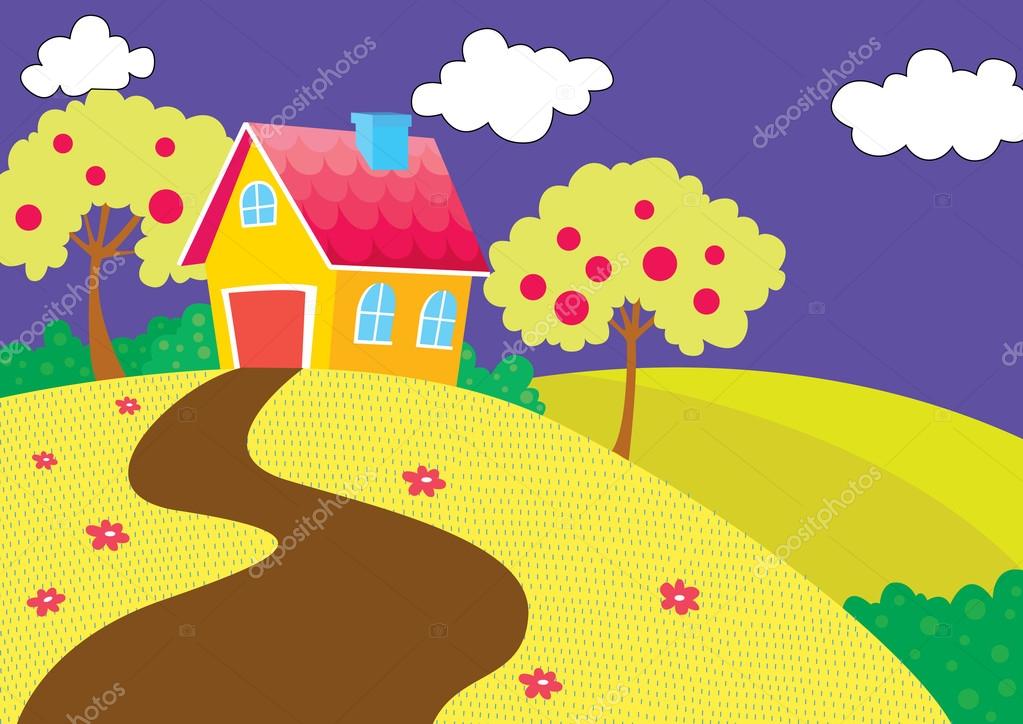 House in nature Stock Vector Image by ©interactimages #13249418