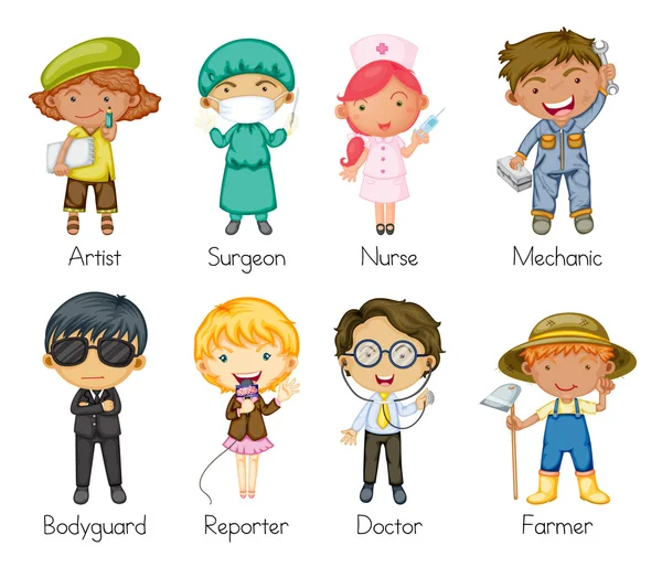 Different Types Of Jobs Clipart