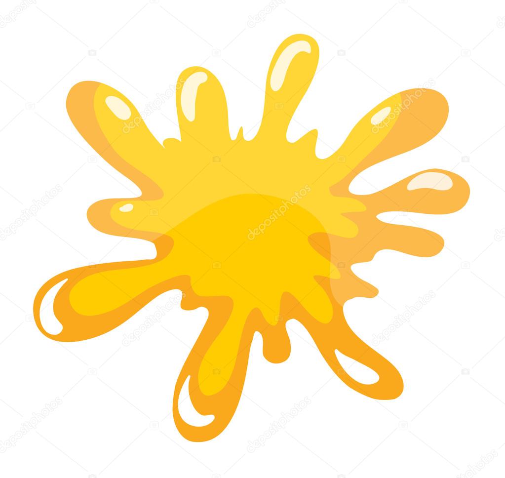 Yellow color splash Stock Vector Image by ©interactimages #14275327