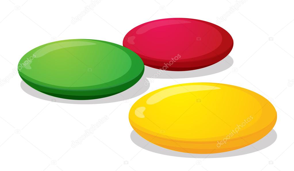 Colorful three candies Stock Vector by ©interactimages 14321289
