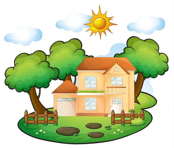 Path to house Vector Art Stock Images | Depositphotos