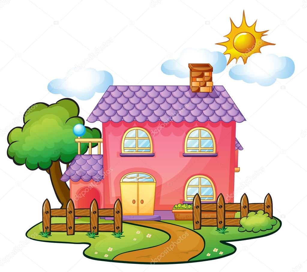 una casa — Vector de stock © interactimages #14749899