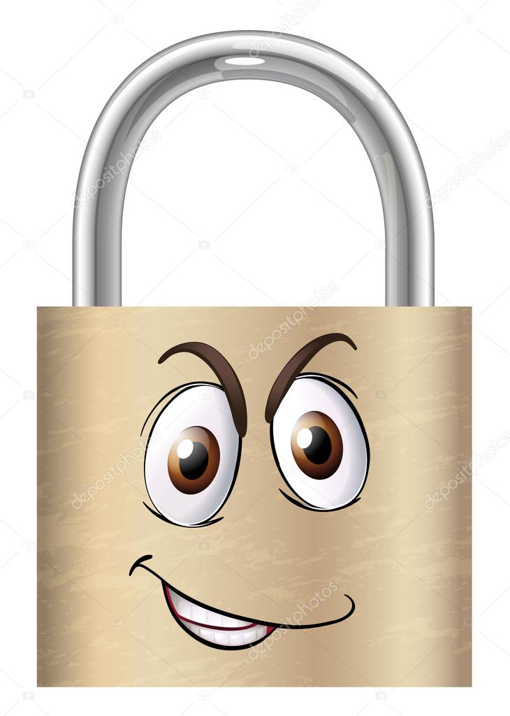 A lock with face Stock Vector Image by ©interactimages #15803233