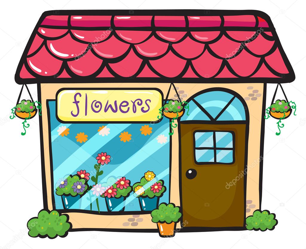 A flower shop Stock Vector Image by ©interactimages #16762331