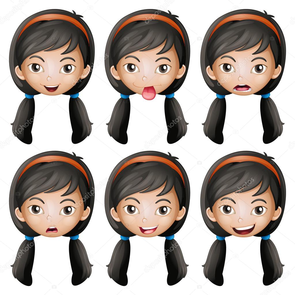 A face of a girl Stock Vector Image by ©interactimages #18401901