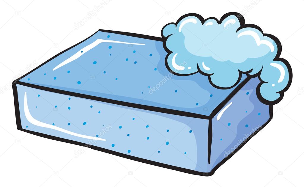 A blue soap Stock Vector Image by ©interactimages #18916085