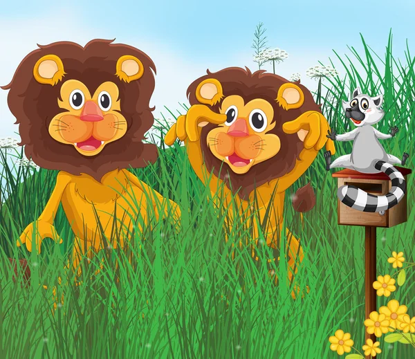 Three animals, Royalty-free Three animals Vector Images & Drawings ...