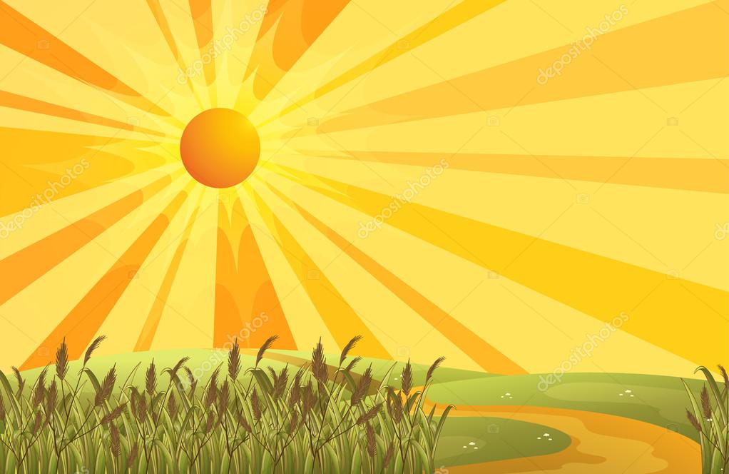 Midday Sun Clipart