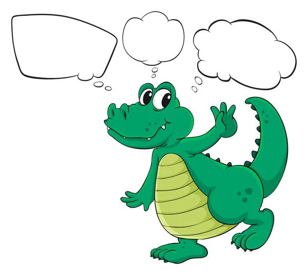 The empty callouts and the green snake Stock Vector by ©interactimages ...