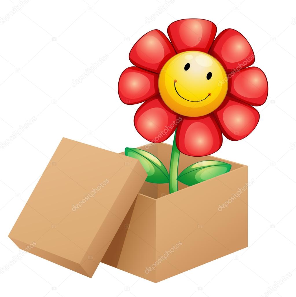 A flower inside the box Stock Vector Image by ©interactimages #22606219