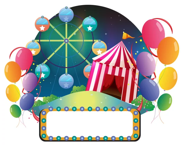 Amusement park frame Vector Art Stock Images | Depositphotos