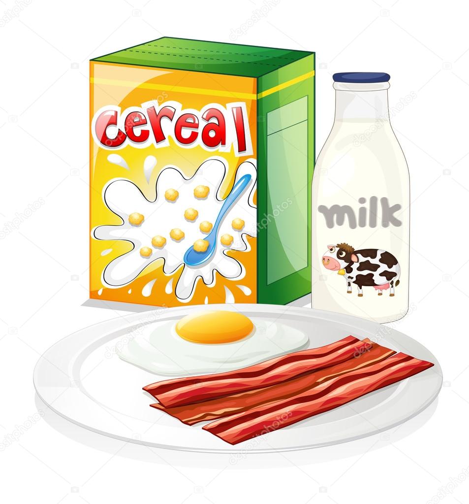 A complete breakfast meal Stock Vector Image by ©interactimages #22822316