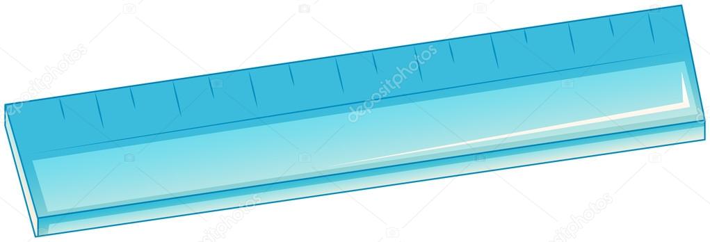 A blue ruler Stock Vector Image by ©interactimages #24930235