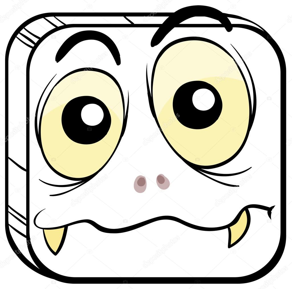 A square-shaped face Stock Vector Image by ©interactimages #26545797