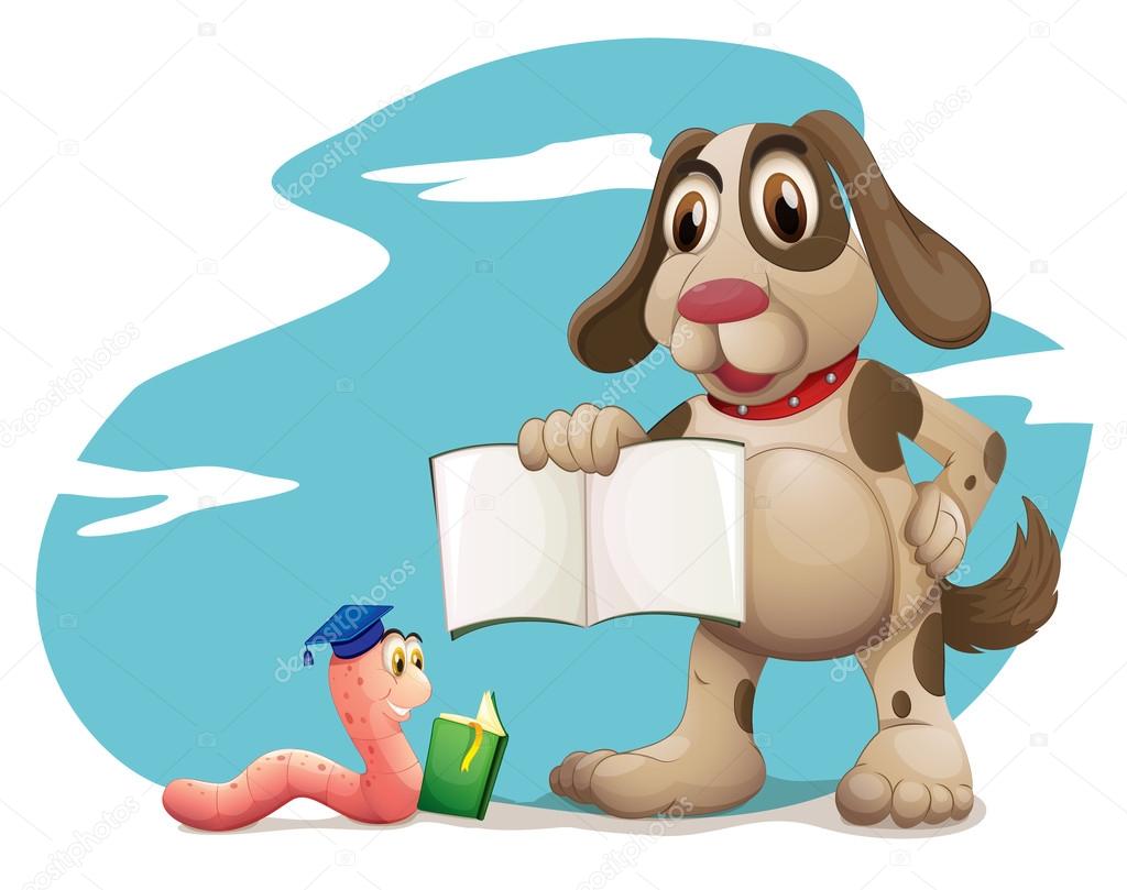 Animales leyendo libros Vector de stock por ©interactimages 26961573