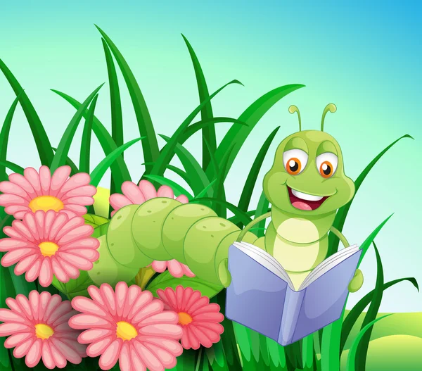 A worm reading a book Stock Vector Image by ©interactimages #26962063