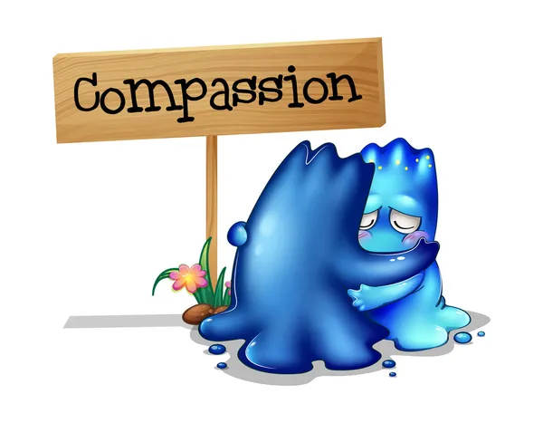Compasión imágenes de stock de arte vectorial | Depositphotos