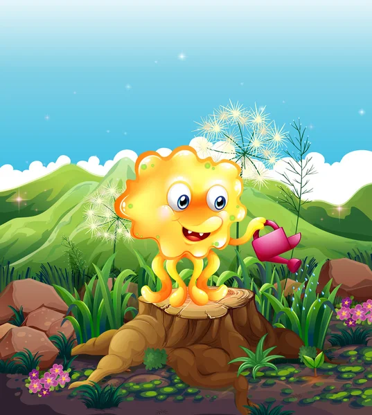 Stump monster vector illustration Vector Art Stock Images | Depositphotos