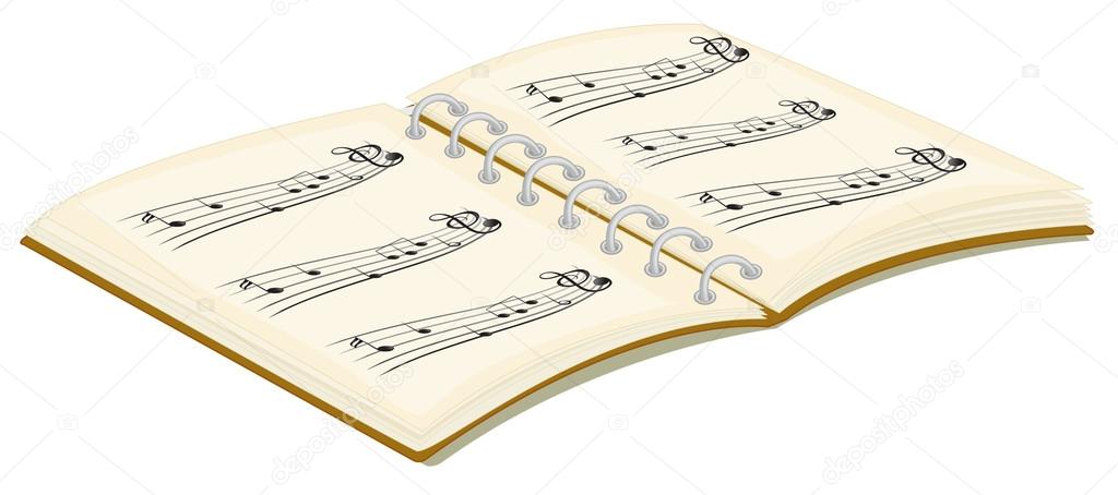 A music book Stock Vector Image by ©interactimages #43066341