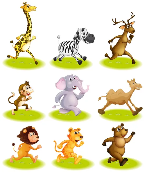 19,479,666 Running animals Vector Images | Depositphotos