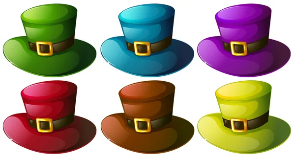 Six hats Vector Art Stock Images | Depositphotos