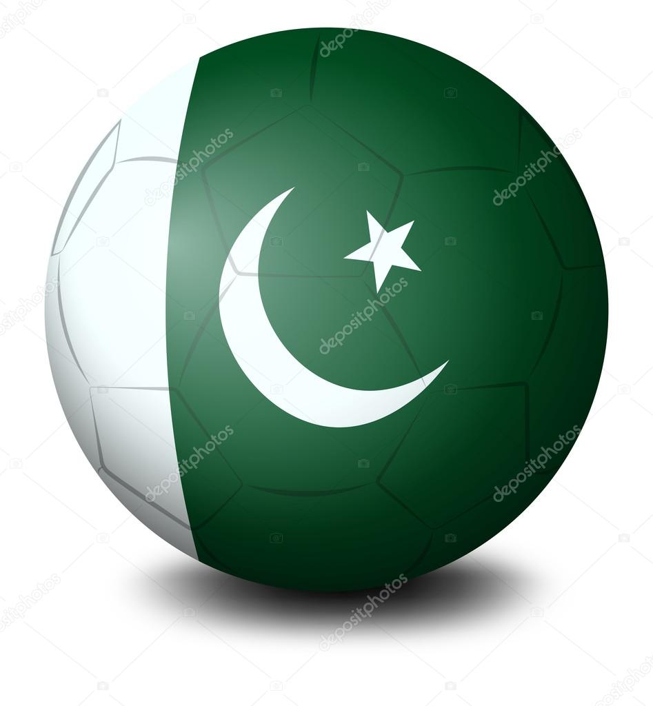 A soccer ball with the flag of Pakistan Stock Vector Image by ...