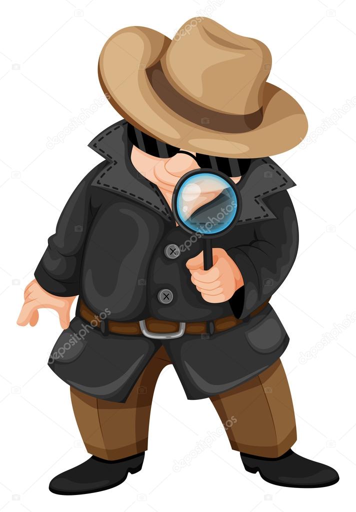 A fat detective Stock Vector Image by ©interactimages #45566041
