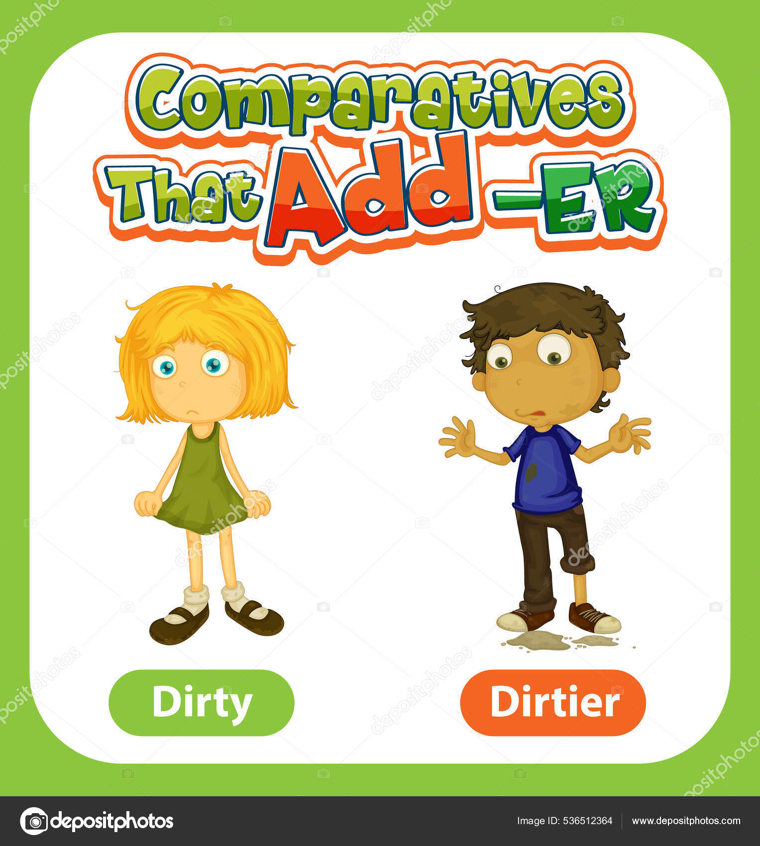 Adjectives Clipart