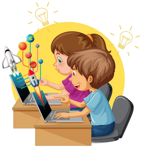 Children And Technology Clipart