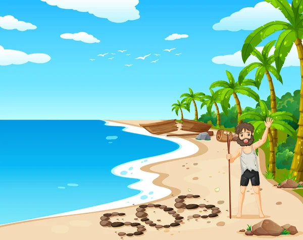 Castaway Vector Art Stock Images | Depositphotos