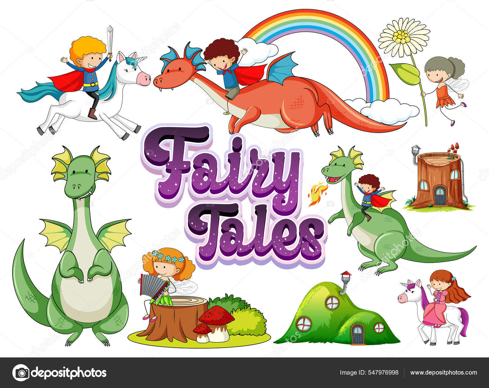 Fairy Tale Characters Clip Art