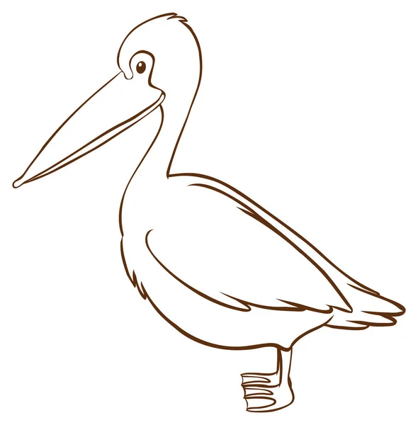 100,000 Pelican outline Vector Images | Depositphotos