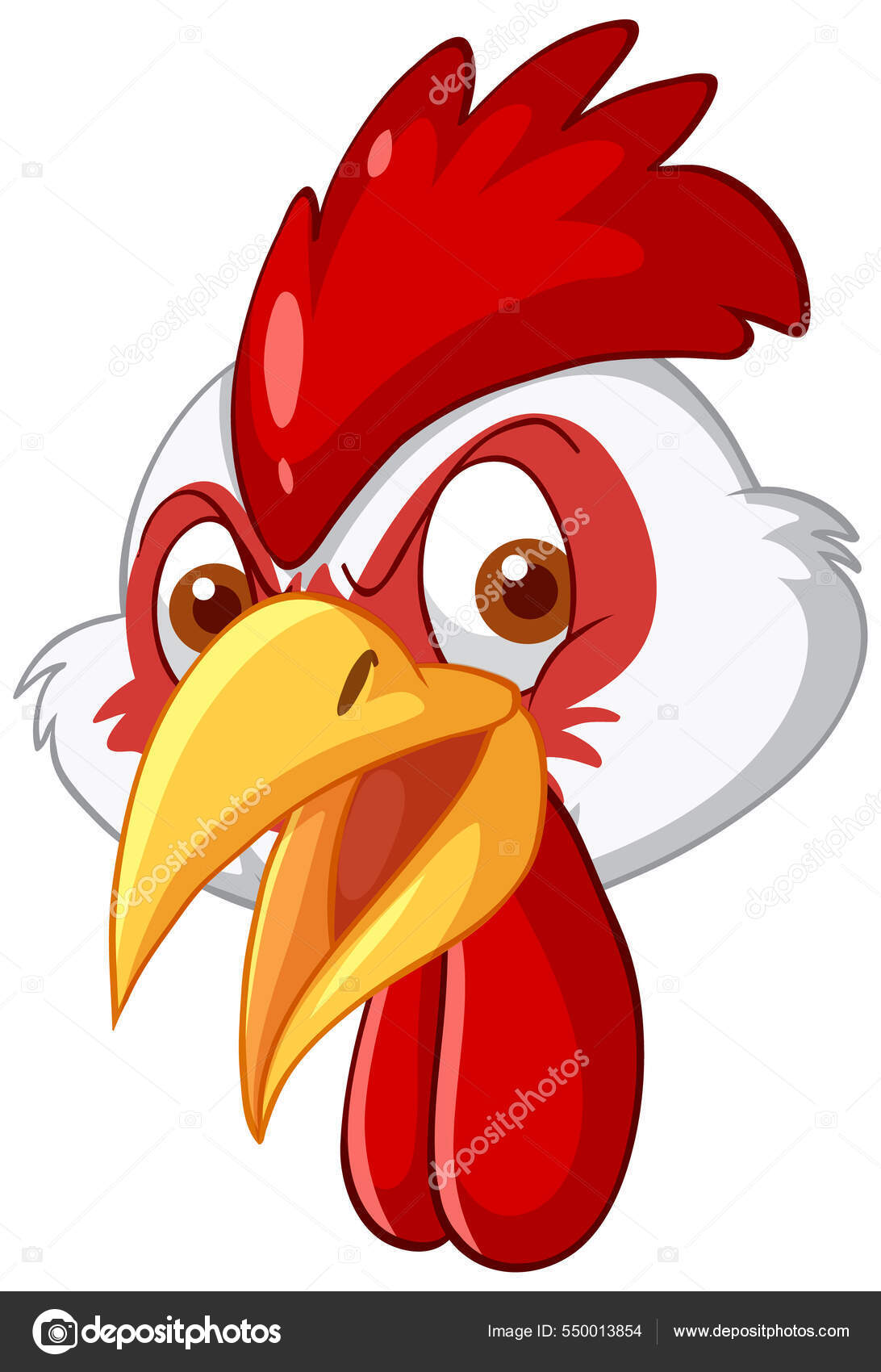 Chicken Face Clipart