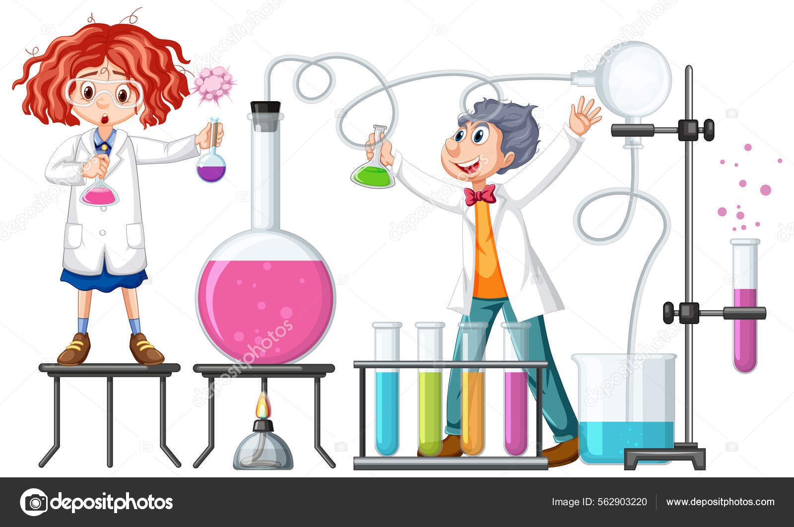 Clip Art De Experimento Científico