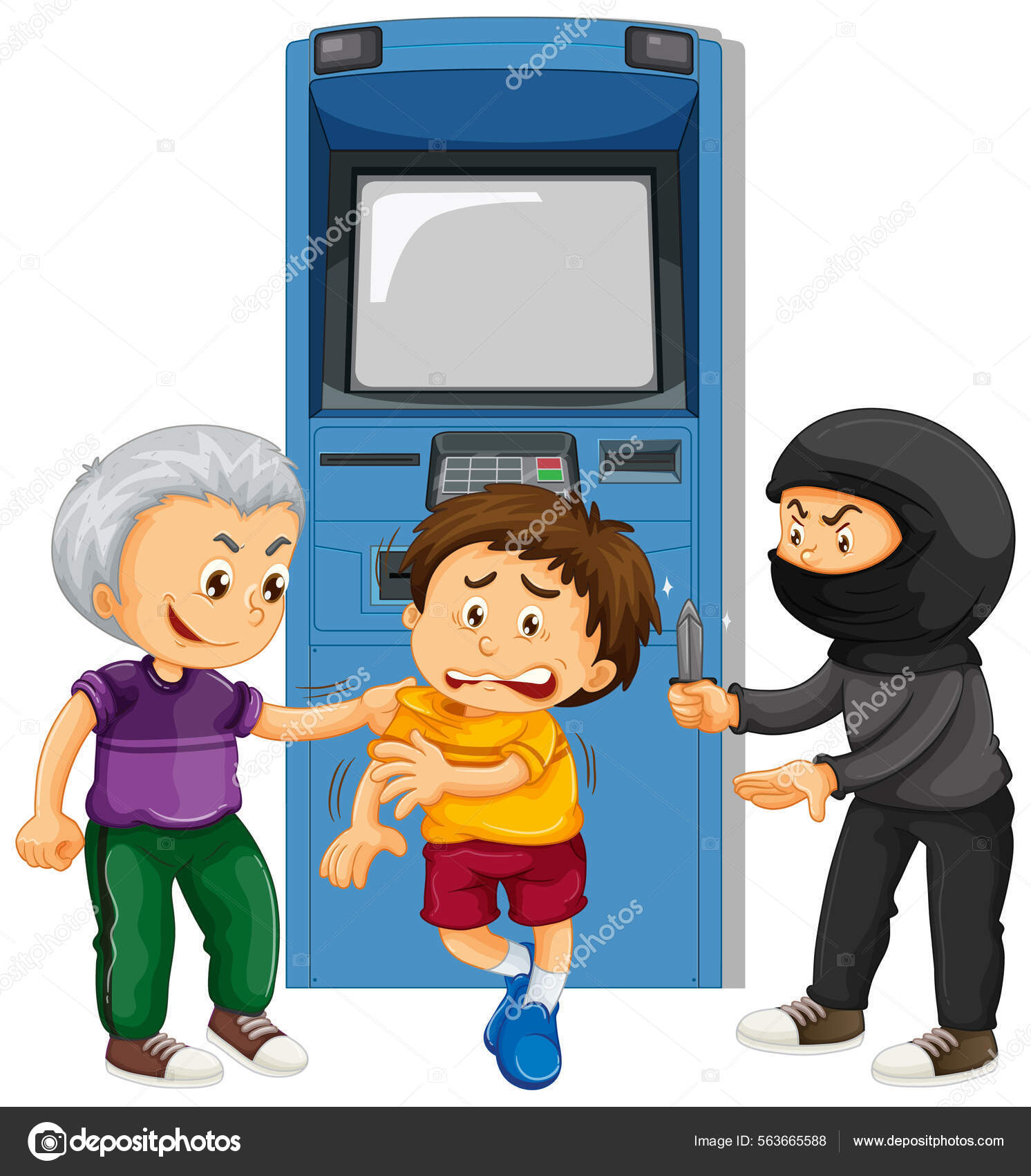 Child Stealing Clipart