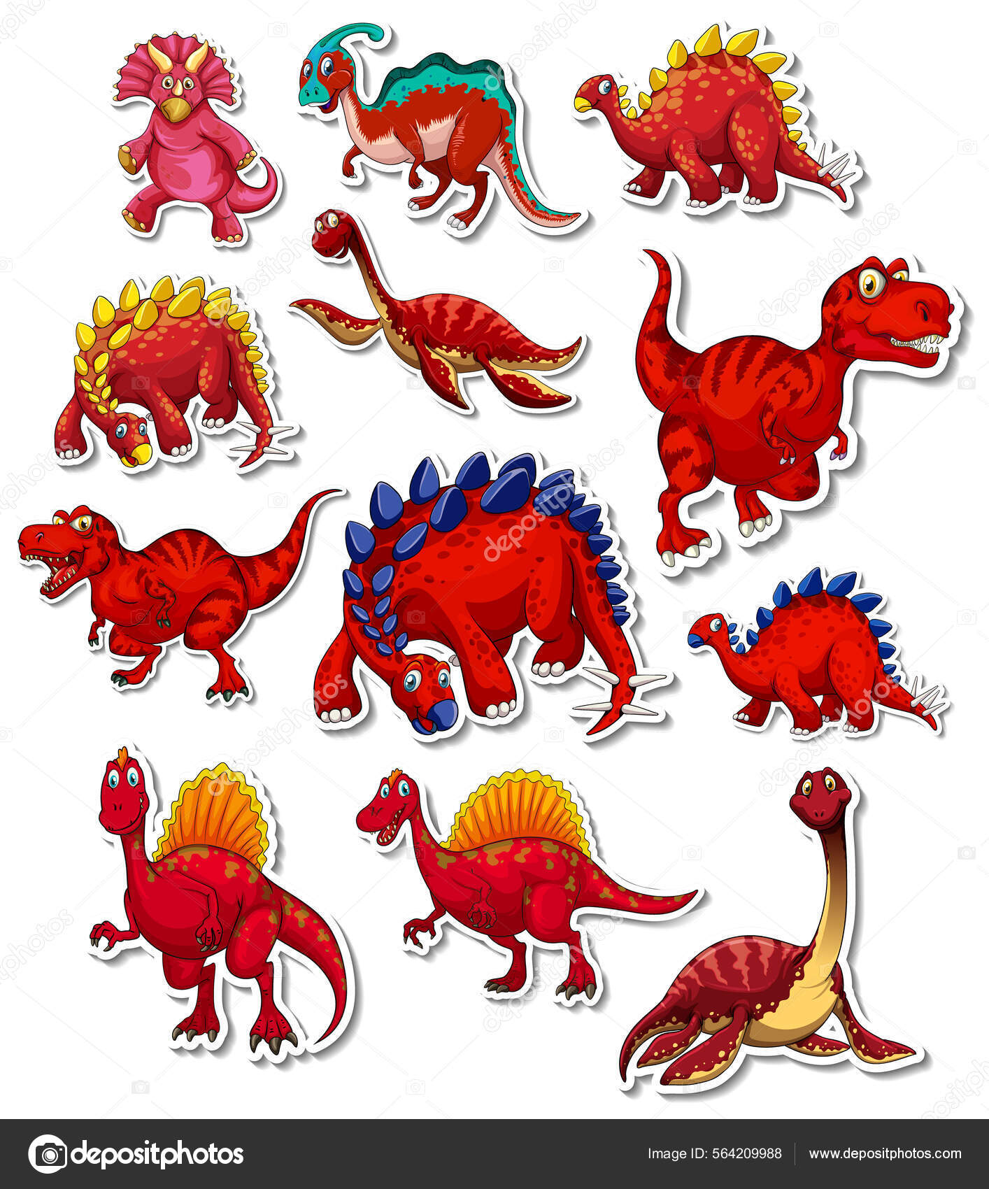 Types Of Dinosaurs Cartoon Images - Infoupdate.org