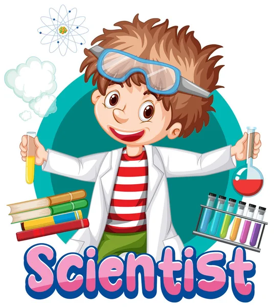 Child Scientist Clipart