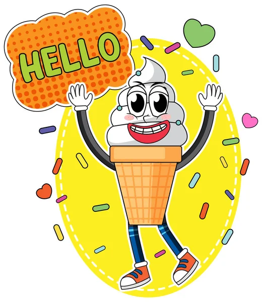 Helados animados Imágenes Vectoriales, Gráfico Vectorial de Helados ...