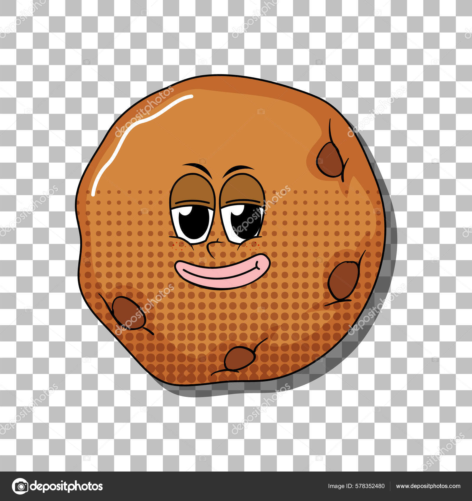 Animated Chocolate Chip Cookie