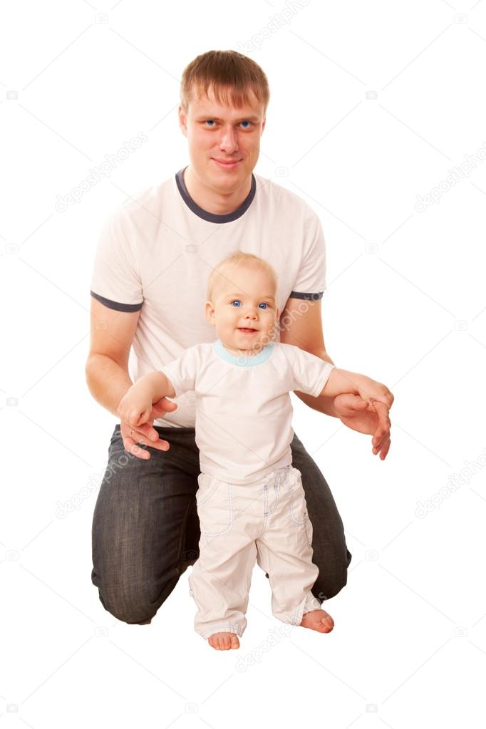 Happy father and baby. Stock Photo by ©Vitalinka 17452057