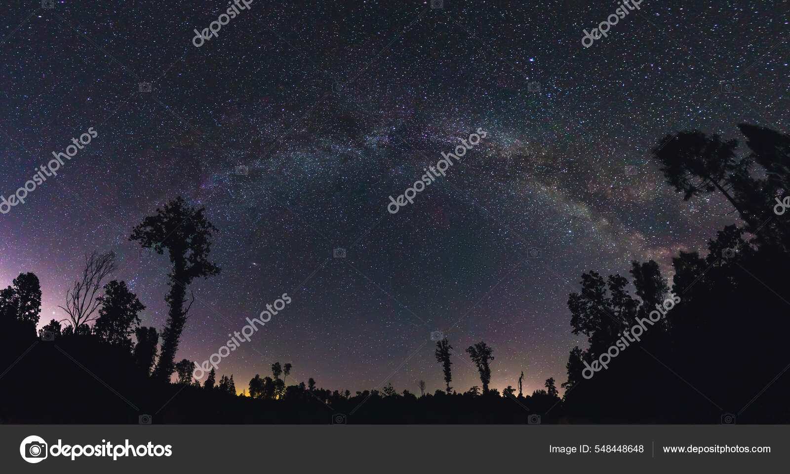 Night Sky Stars Panorama