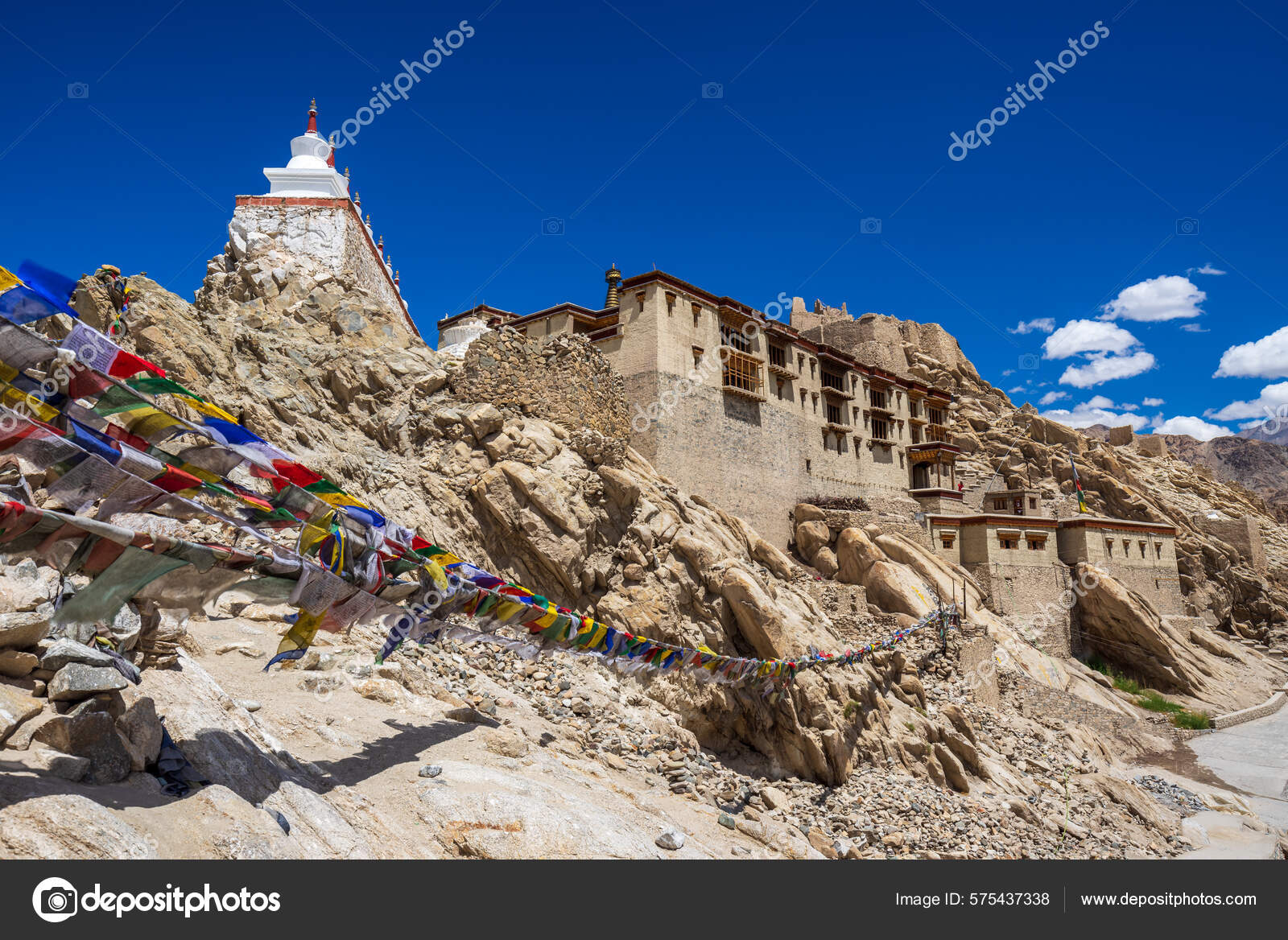 Shey Palace Monastery Leh Ladakh Jammu Kashmir India Stock Photo by ...