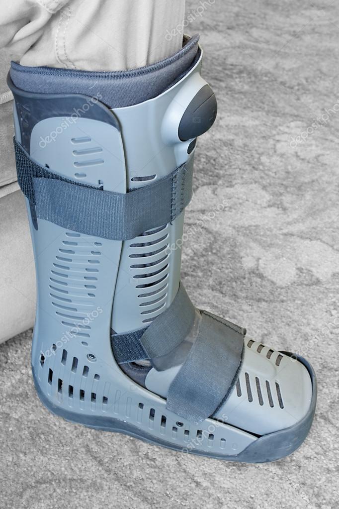 Compression boot or soft cast footwear — Stock Photo © Stocksolutions ...