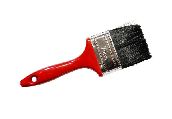 Brush with red paint stroke — Stock Photo © anterovium #9399528