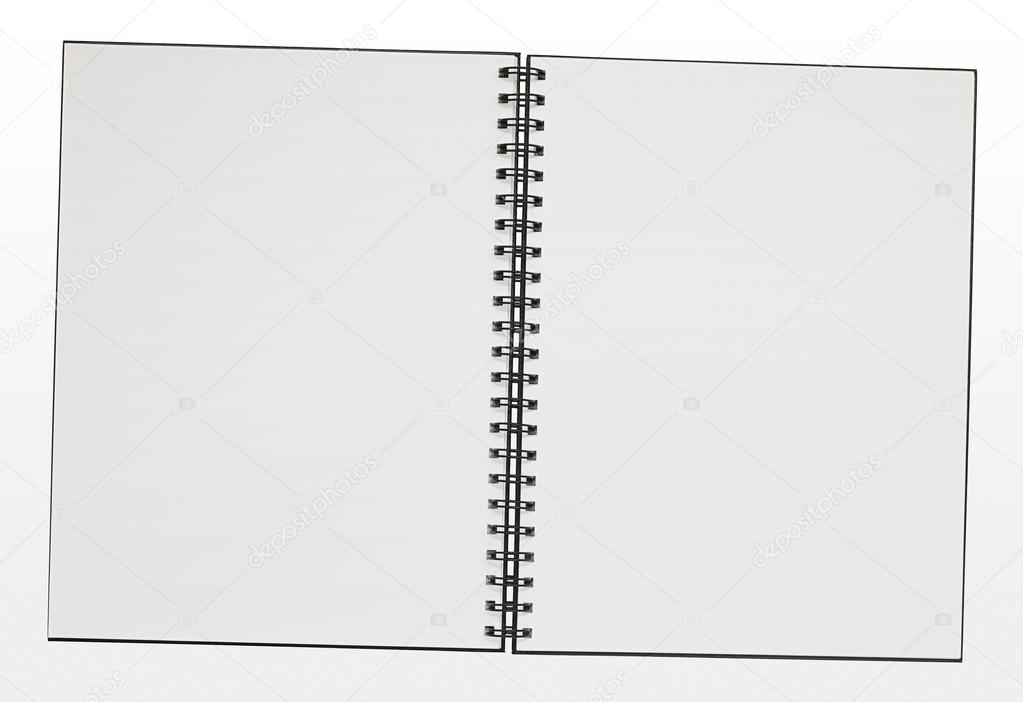 Blank ring binder pad border Stock Photo by ©Stocksolutions 40186617